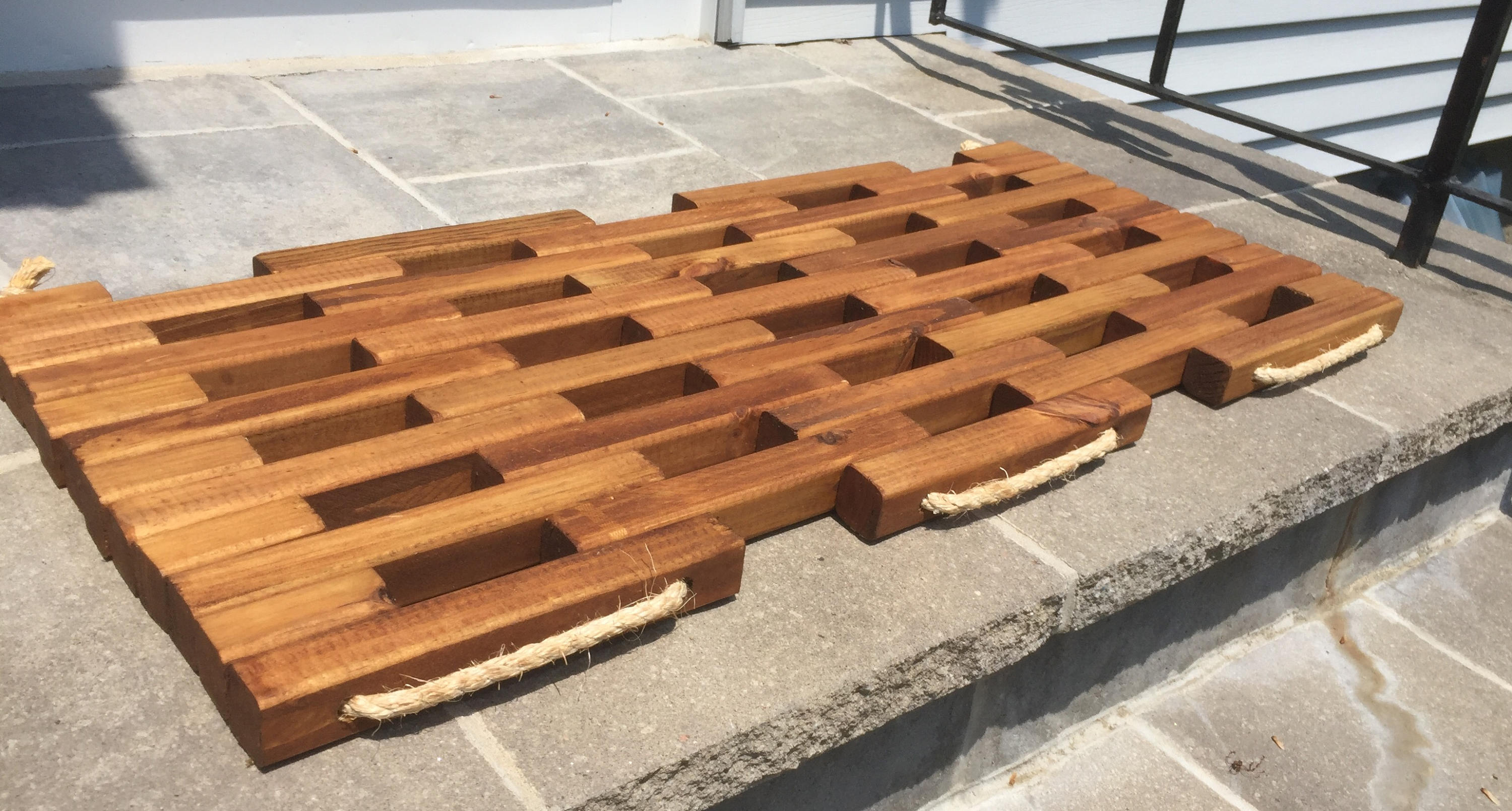 Wooden Welcome Doormat - Etsy