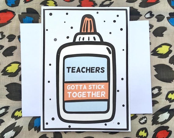 Funny Teacher Greeting Card for Teacher Friend/bestie Blank 5 | Etsy