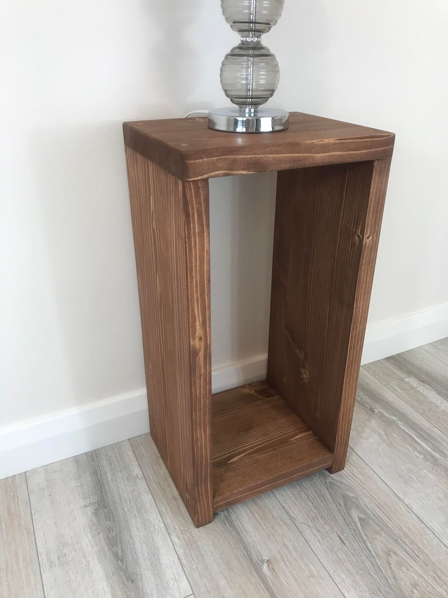 BRAND NEW Handmade Rustic Wooden Bedside Table Many Colours - Etsy UK