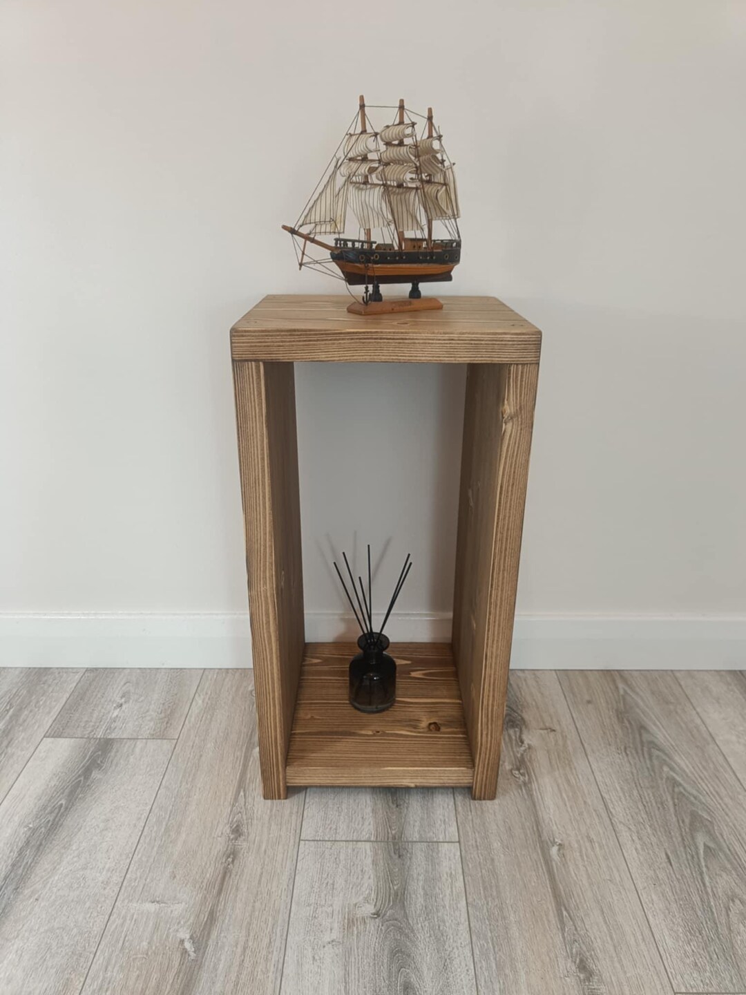 BRAND NEW Handmade Rustic Wooden Bedside Table - Many Colours and Sizes ...