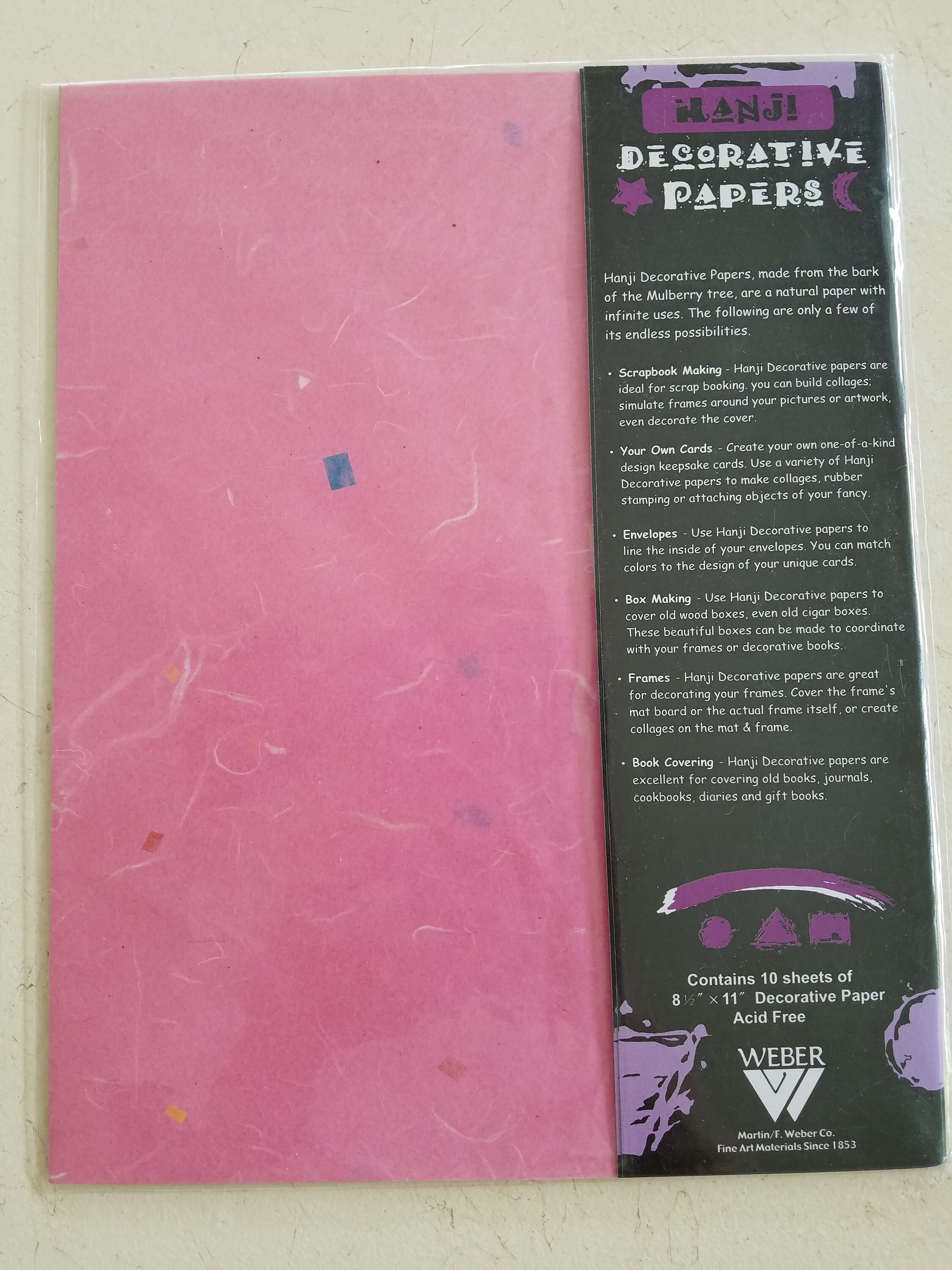 Mulberry Bark Paper Hanji Korean Fiber Texture Decorative - Etsy