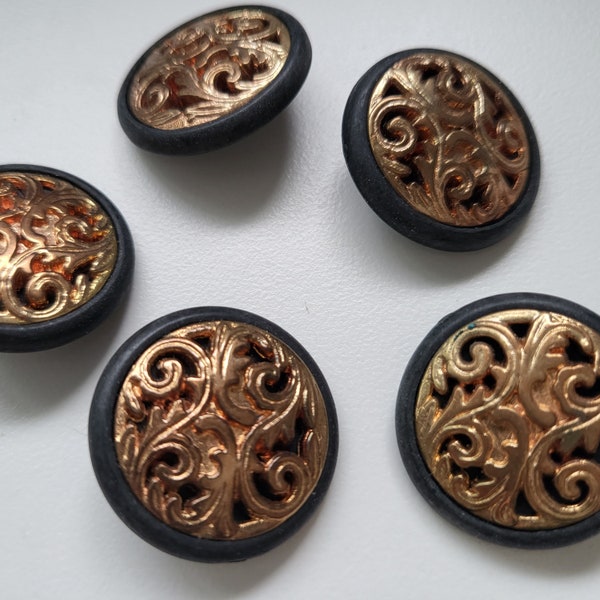 Copper Buttons - Etsy