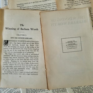 Ephemera Pack Buy 2 Get 1 FREE! WORDS ONLY, Antique Vintage Book Pages ...