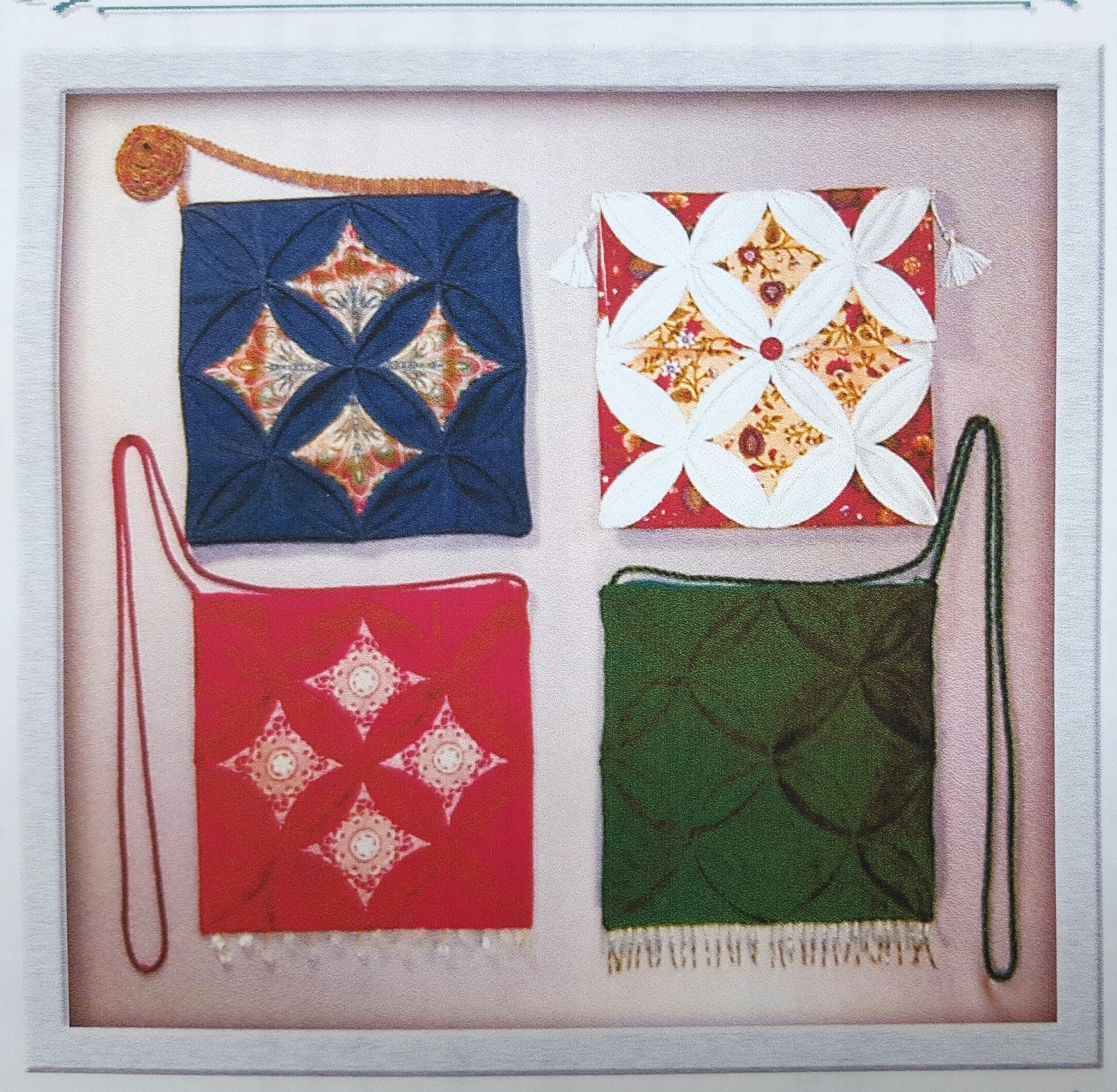 PDF Pattern for Purse Crossbody Bag in Cathedral Window - Etsy