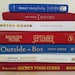 Red White & Blue Books Curated Decorative Bundle for Library, Home ...