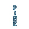 VS Pink Cursive Inspired Vinyl Adhesive Decal | Car Decal | Window ...