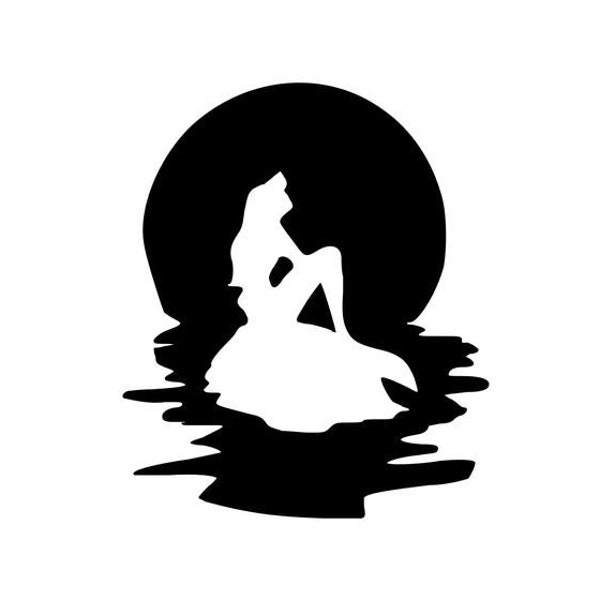 Little Mermaid Decal - Etsy
