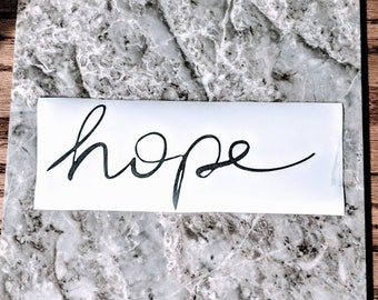Cursive hope | Etsy