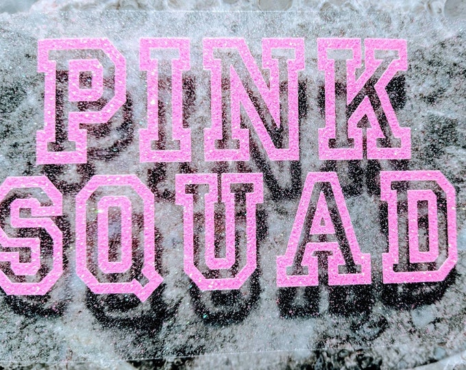 VS PINK Iron on Vinyl Decal Heat Transfer - Etsy