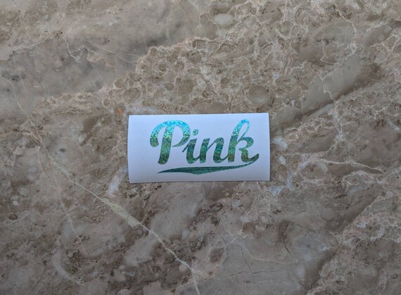 VS Pink Cursive Inspired Vinyl Adhesive Decal Car Decal | Etsy