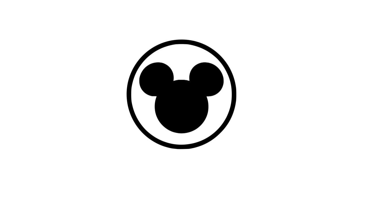 Mickey Mouse Circle Design Iron on Vinyl Decal Heat Transfer - Etsy