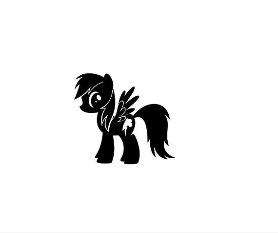 Pony Vinyl Adhesive Decal Car Decal Window Decal Wall - Etsy