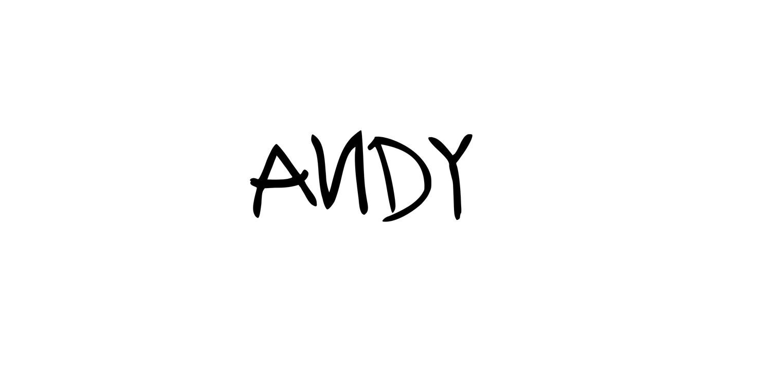 Andy Name Cursive