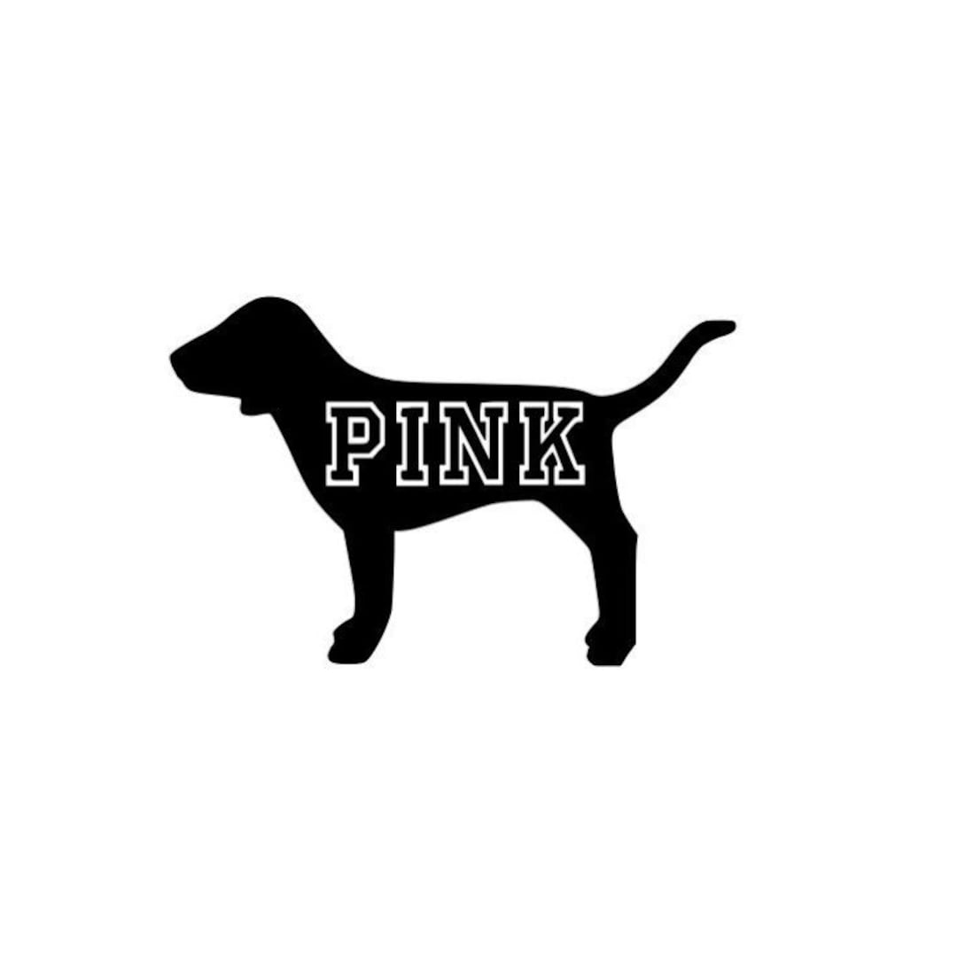 VS Pink Dog Inspired Iron on Vinyl Decal Transfer - Etsy