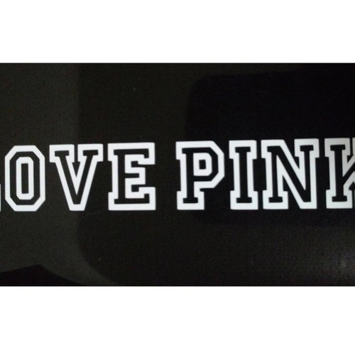 VS Pink Vertical Centered Vinyl Adhesive Decal Car - Etsy
