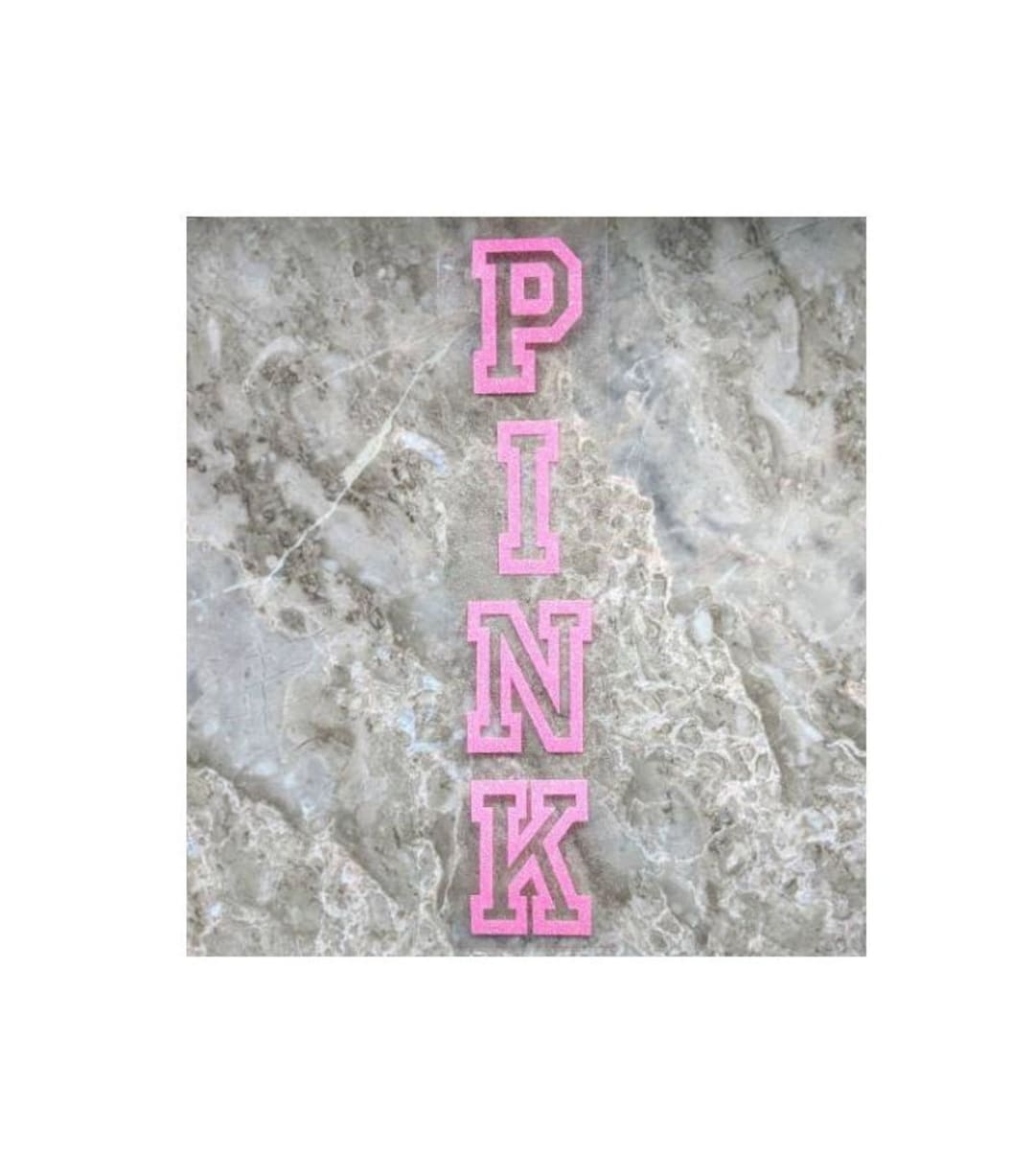 VS Pink - Vertical Centered - Iron on Vinyl Decal Heat Transfer - Etsy