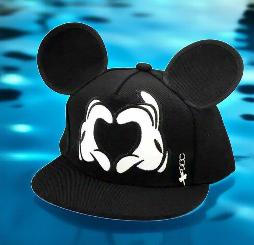 Toddler Embroidered Mickey Mouse Hat With Mickey Ears and Sequin Eyes ...