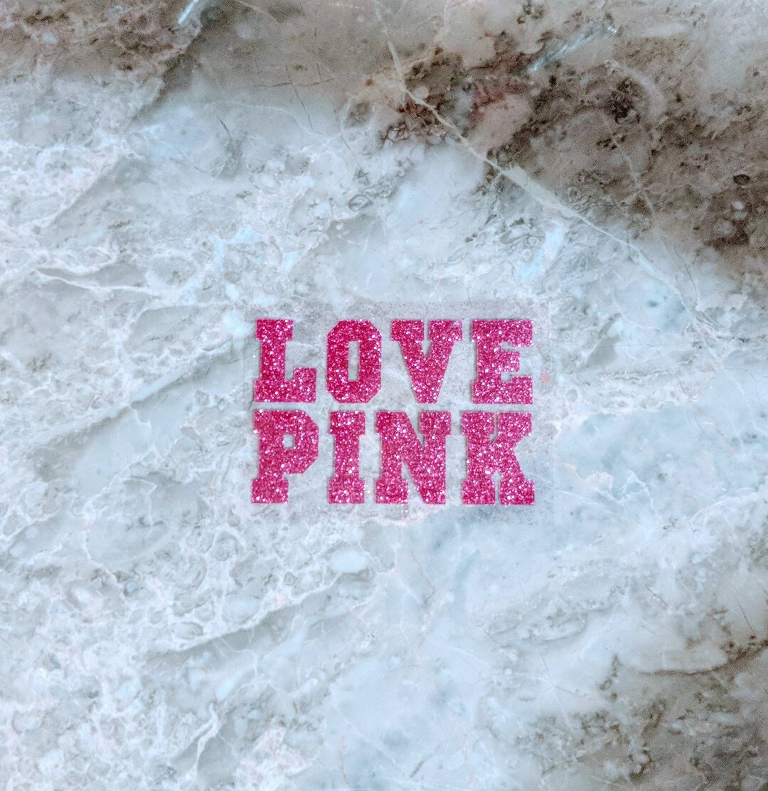 VS Love Pink (solid) - Iron-on Vinyl Decal Heat Transfer - Etsy