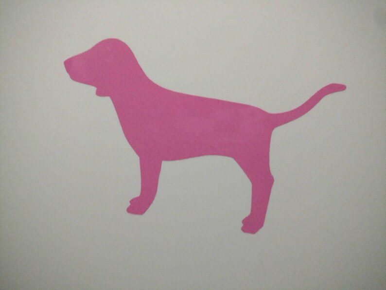 VS Pink Dog Inspired Vinyl Adhesive Decal Car Decal Window | Etsy