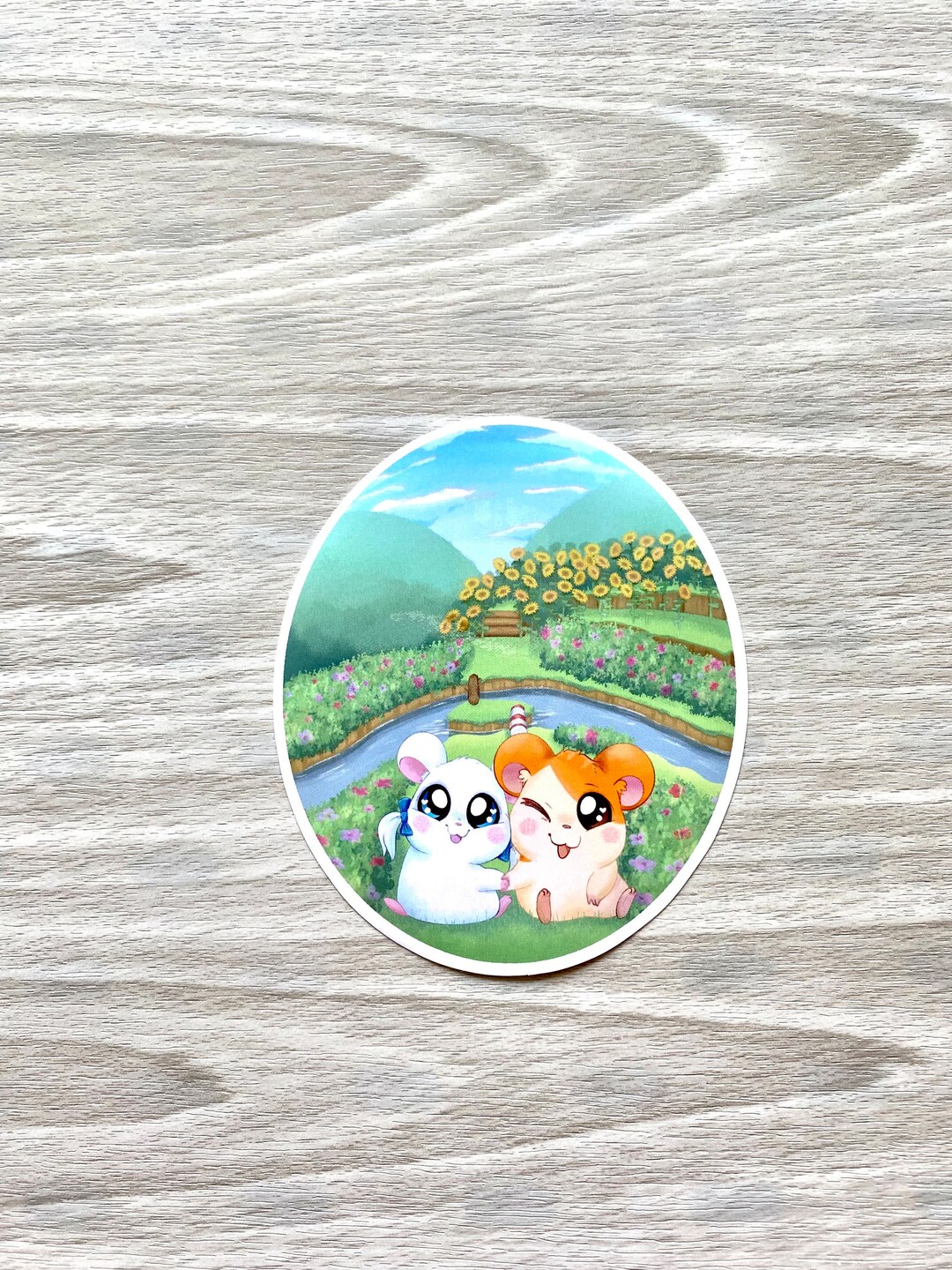 Cute Hamsters Sticker - Etsy