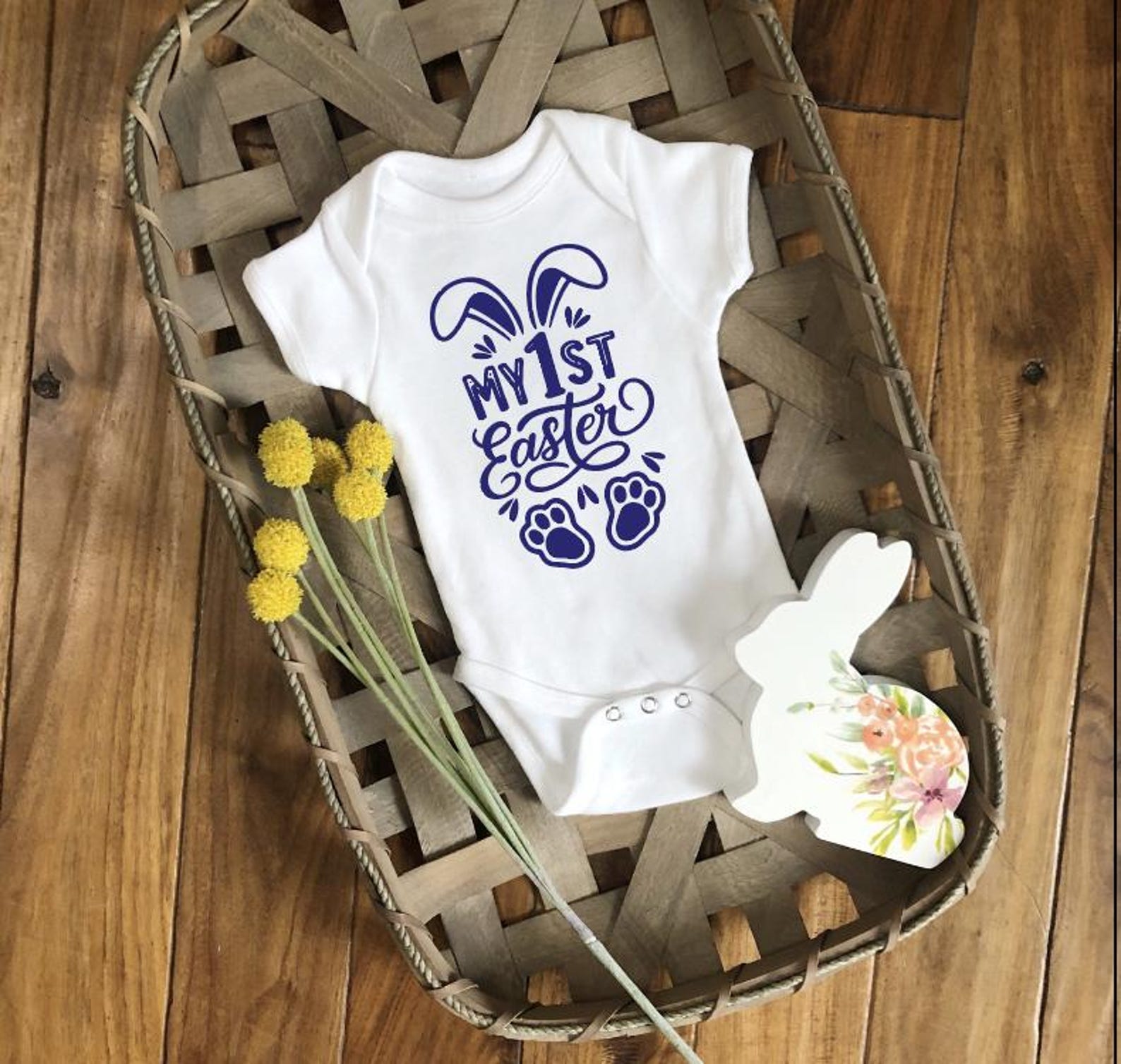 My First Easter Bodysuit, My First Easter for Baby, Baby Easter ...