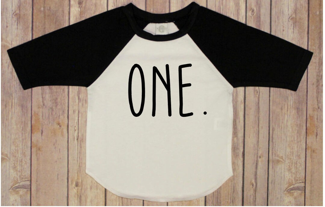One Birthday Shirt, One Raglan Birthday Shirt, One Boys Birthday, Boys ...