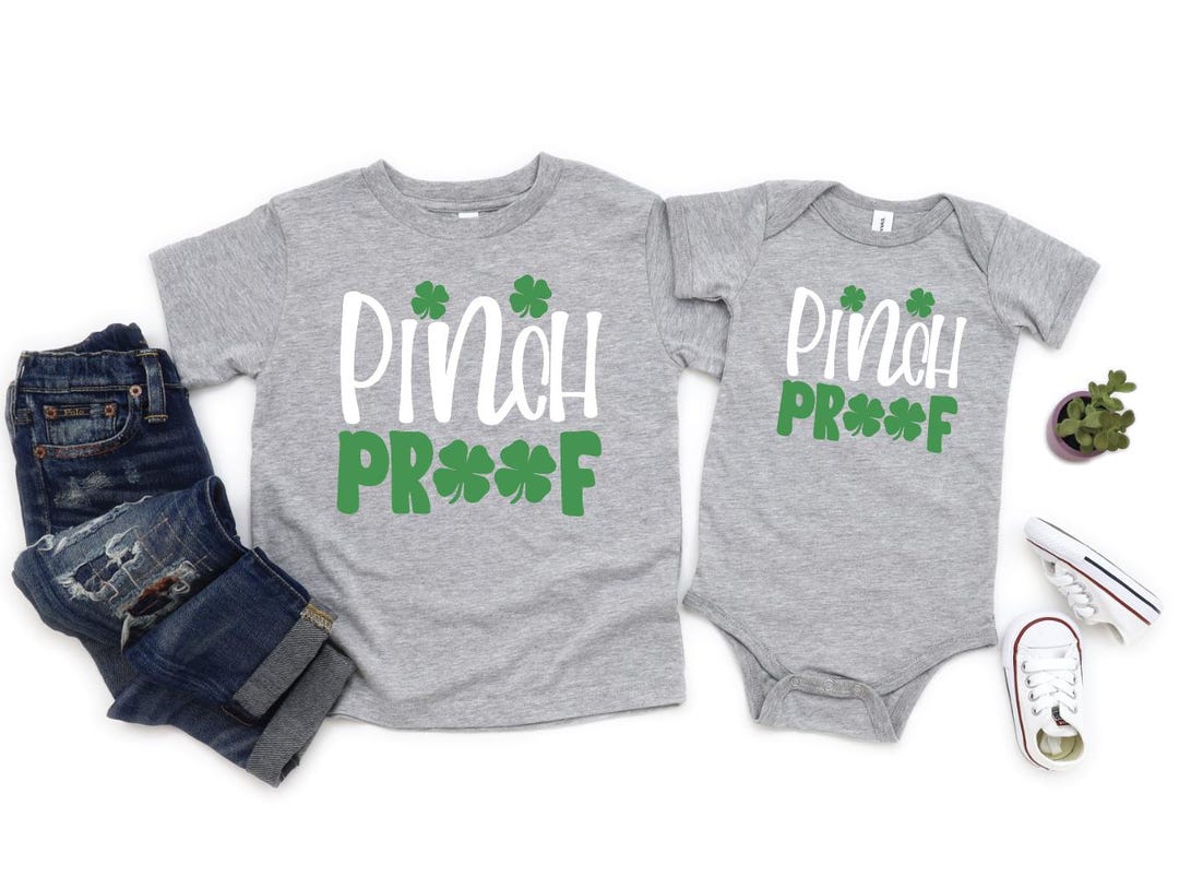 Pinch Proof / Kids St Patricks Day Shirt / Pinch Proof for Kids / Kids ...