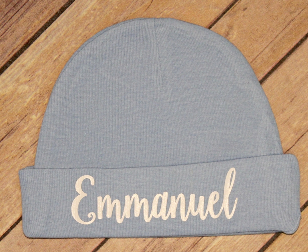 Personalized Newborn Hat, Baby Name Hat, Baby Hat, Newborn Baby Hat ...