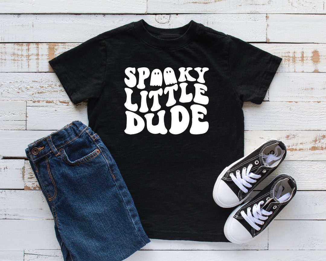 Spooky Little Dude Shirt / Spooky Little Dude Tee / Boy Trick or Treat ...