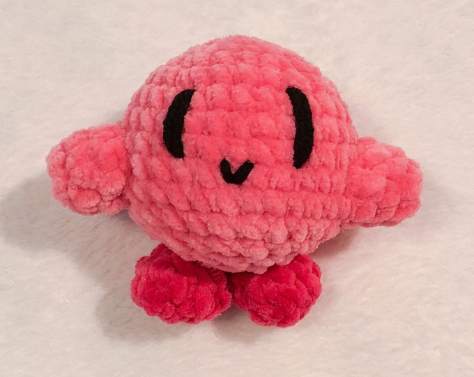 Small Crochet Plush Kirbo - Etsy