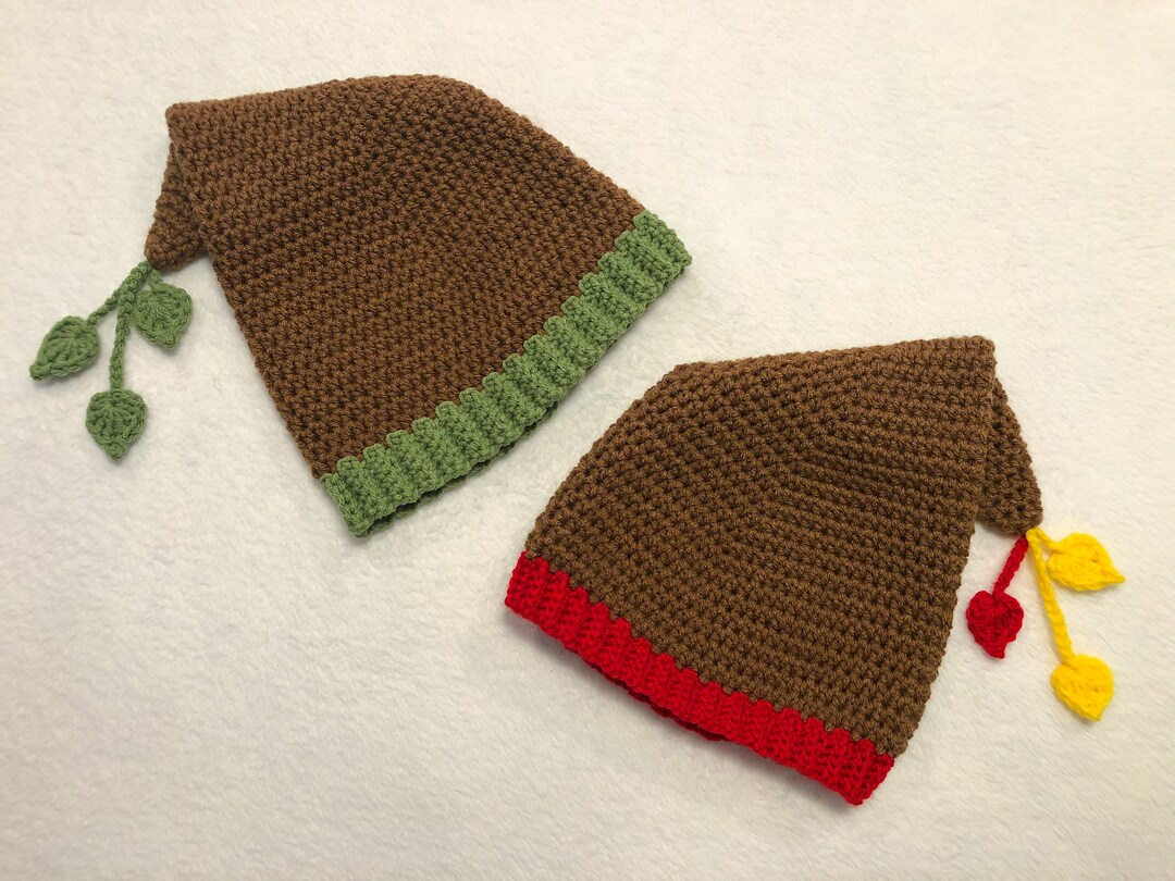 Woodland Crochet Pointed Hat (adult Size) - Etsy