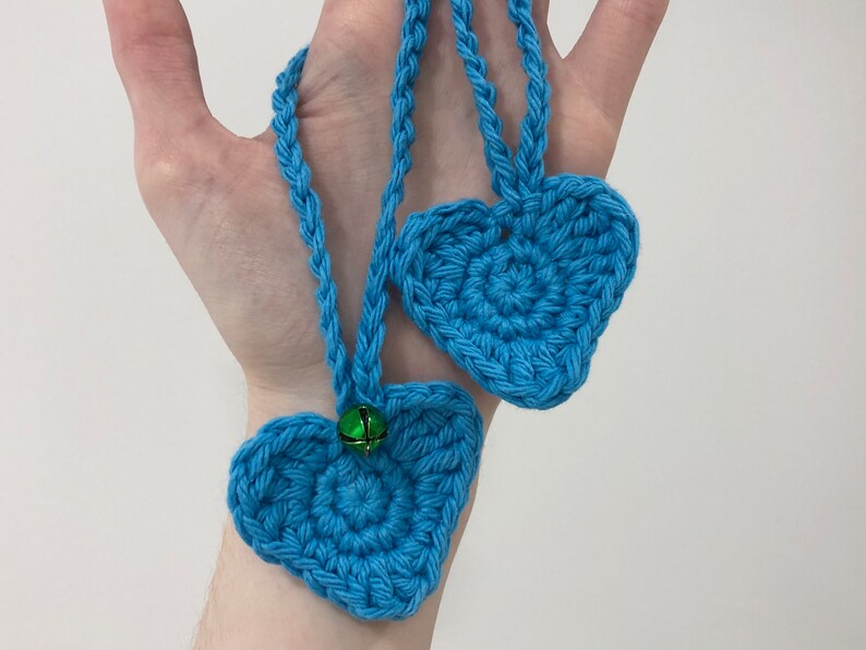 Crochet Heart Stanley Tumbler/cup Handle Charms - Etsy