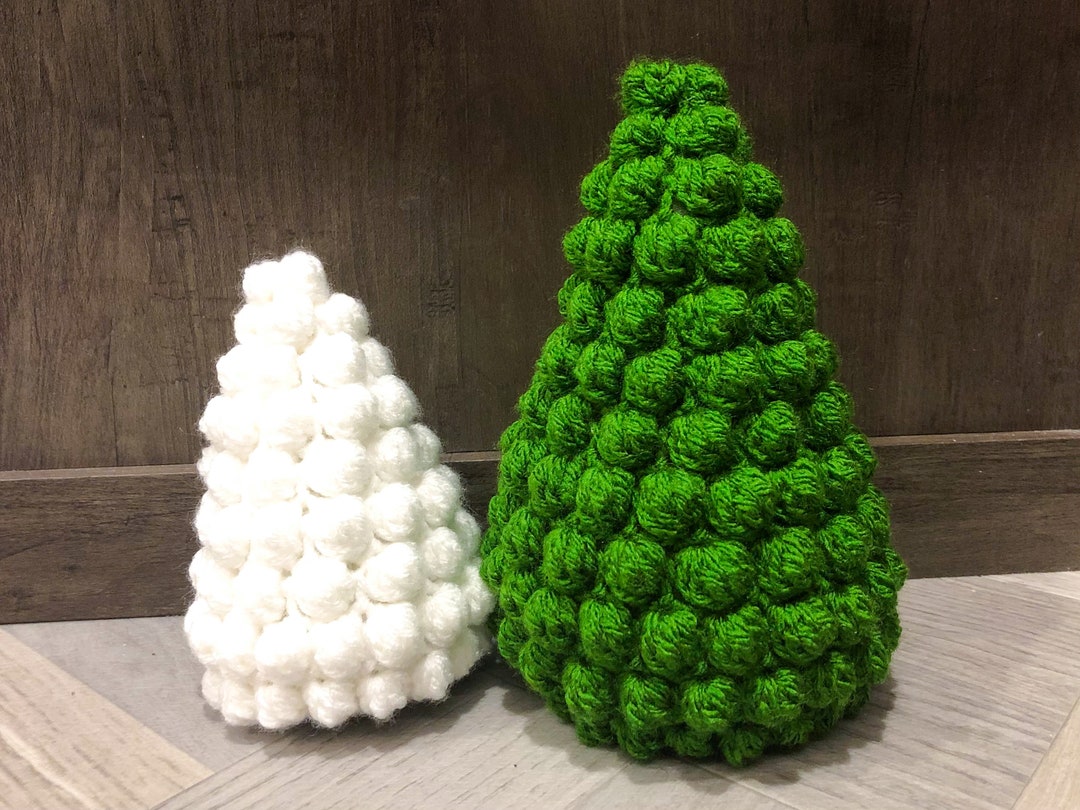 Crochet Plush Bobble Trees - Etsy