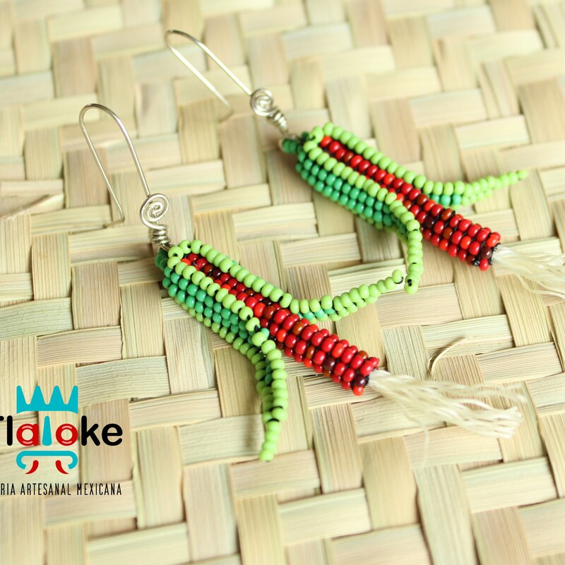 Beaded Corn Earrings - Etsy