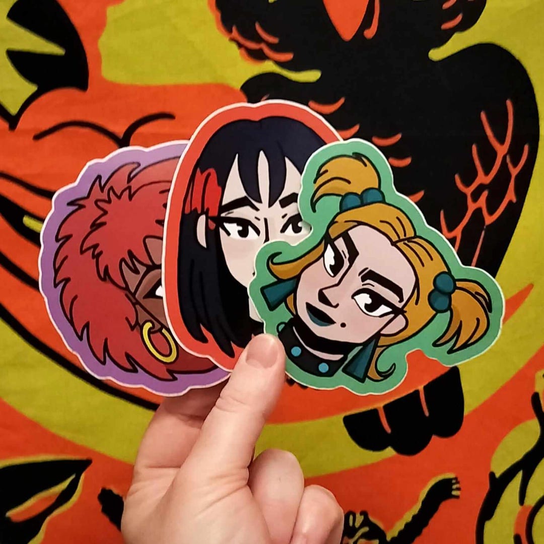 Scooby Doo the Hex Girls Stickers Thorn Luna Dusk Glossy Stationary ...