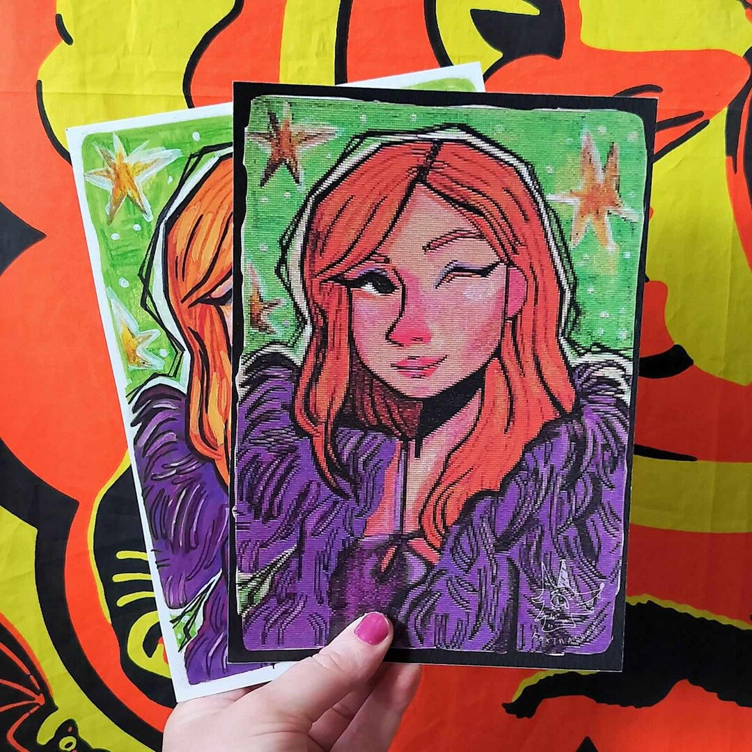 Scooby Doo Daphne Blake A5 Print 300gsm Silk Kawaii Kitsch Cute ...