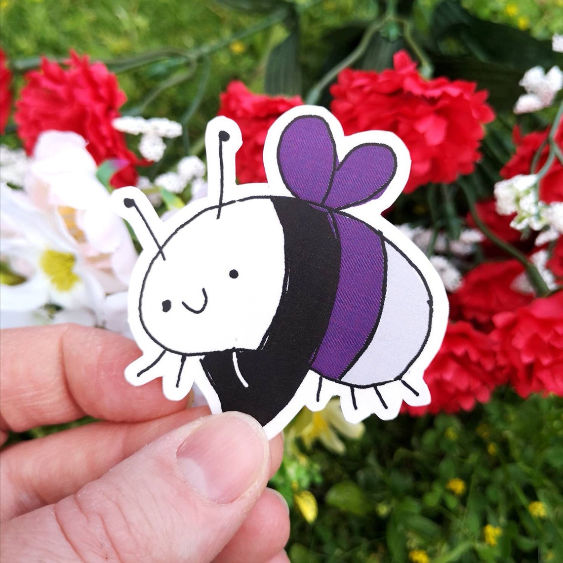 BEES gay bees LGBTQ Big Stickers Demisexual Polysexual Modern | Etsy