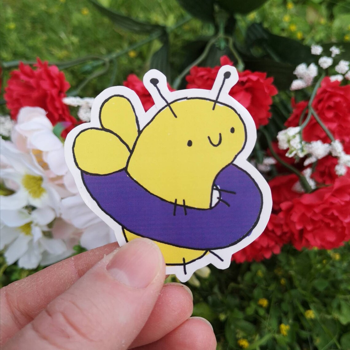 BEES gay bees LGBTQ Big Stickers Demisexual Polysexual Modern | Etsy