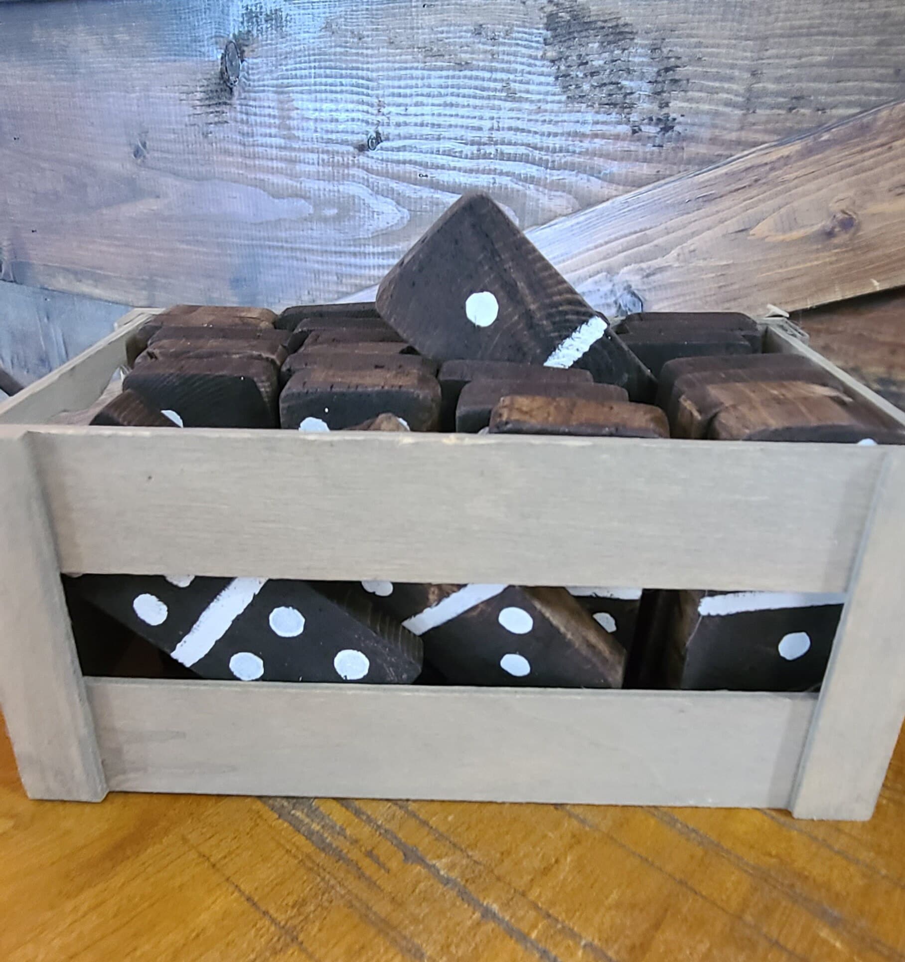 Handmade Domino Set With Box - Etsy