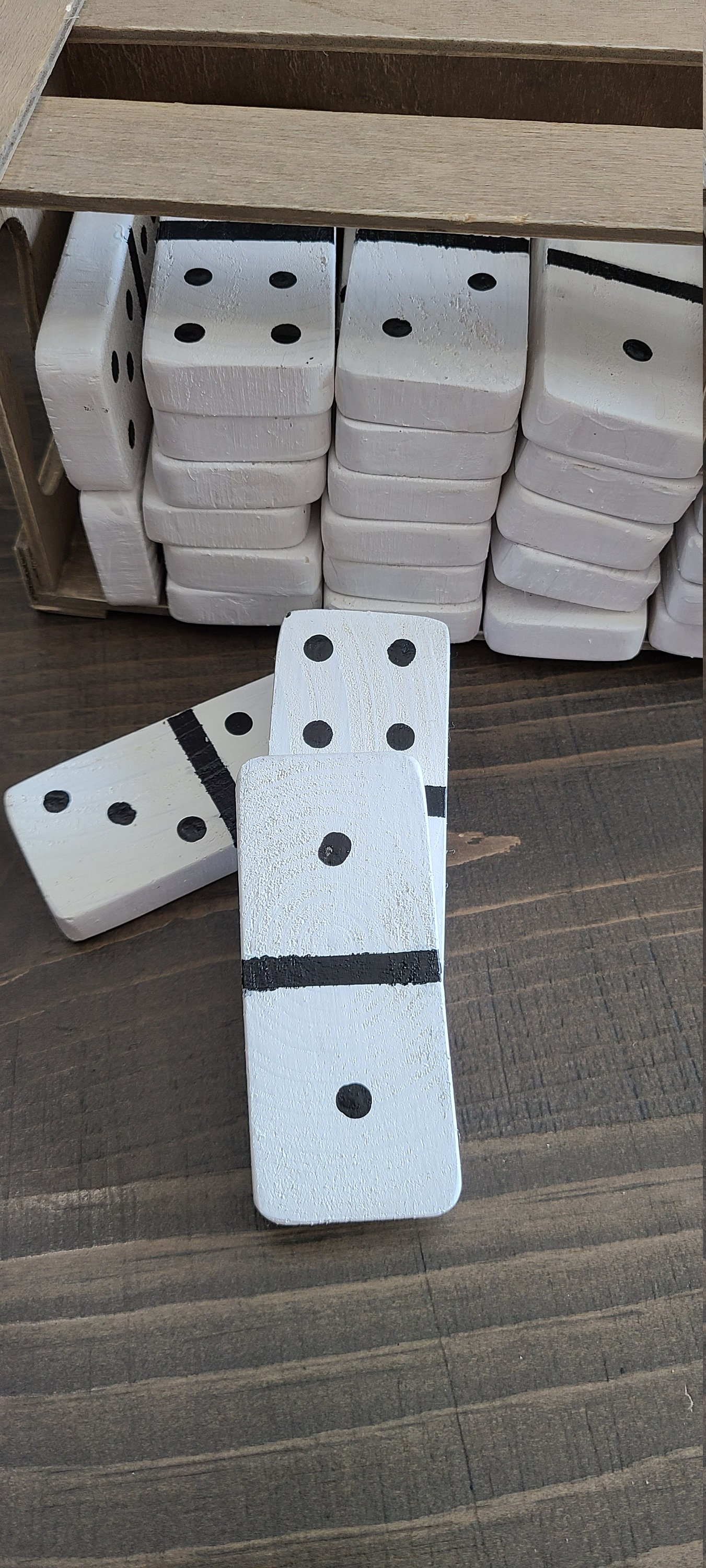 Handmade Domino Set With Box - Etsy