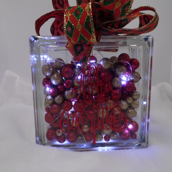 Christmas Light Block - Etsy