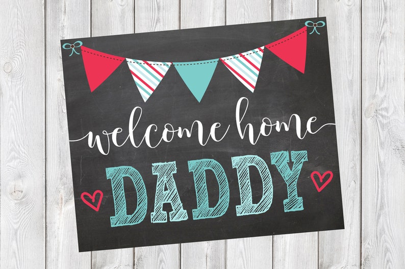 Welcome Home Daddy Printable - Printable Word Searches