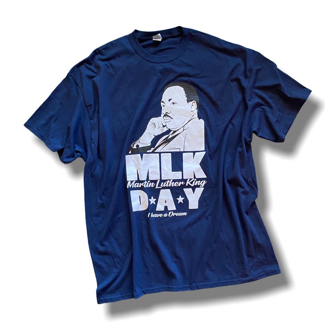 Vintage Martin Luther King Day T-shirt 90s Navy Blue MLK Jr - Etsy UK