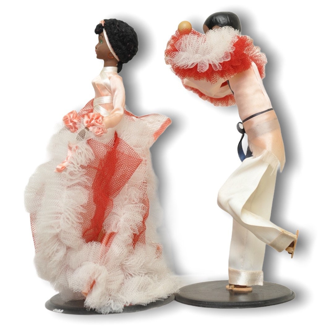 Vintage Afro Caribbean Dancing Dolls Dance Black Couple Salsa - Etsy UK