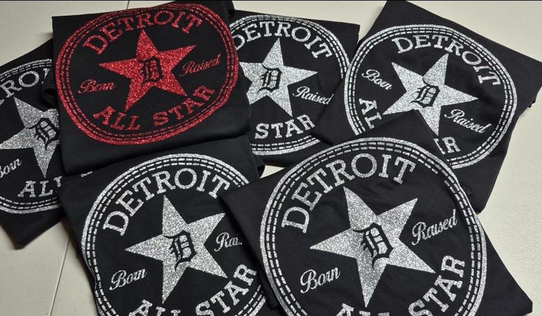Detroit All Star Born and Raised - Etsy