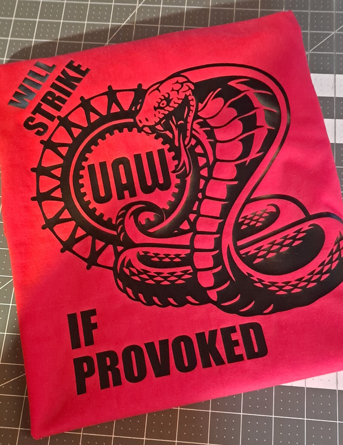 Will Strike If Provoked. UAW - Etsy