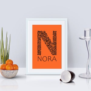 Lyra Font, Luxury Monogram Font, Uppercase Font, Hand Drawn Typeface ...