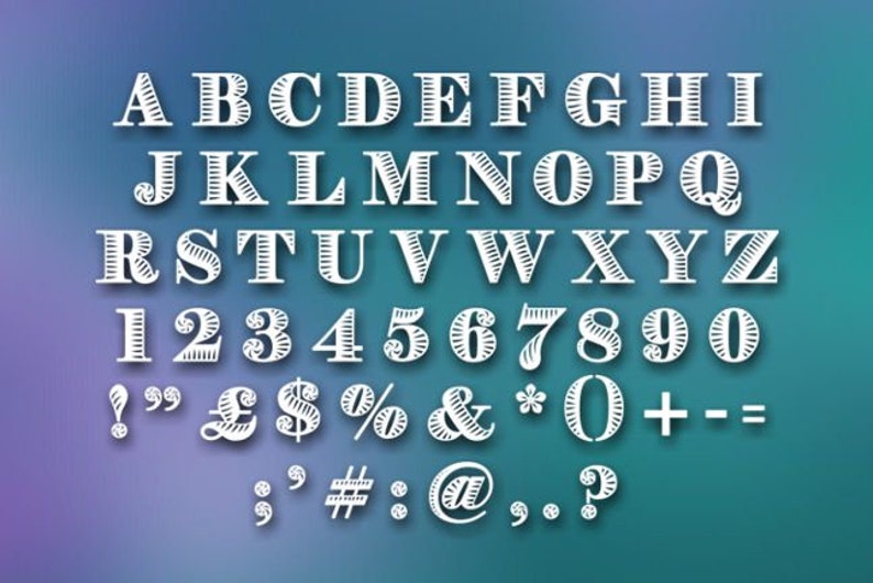 Cytar Font Ttf Otf Svg Png Jpg Eps Files Bonus Gold | Etsy