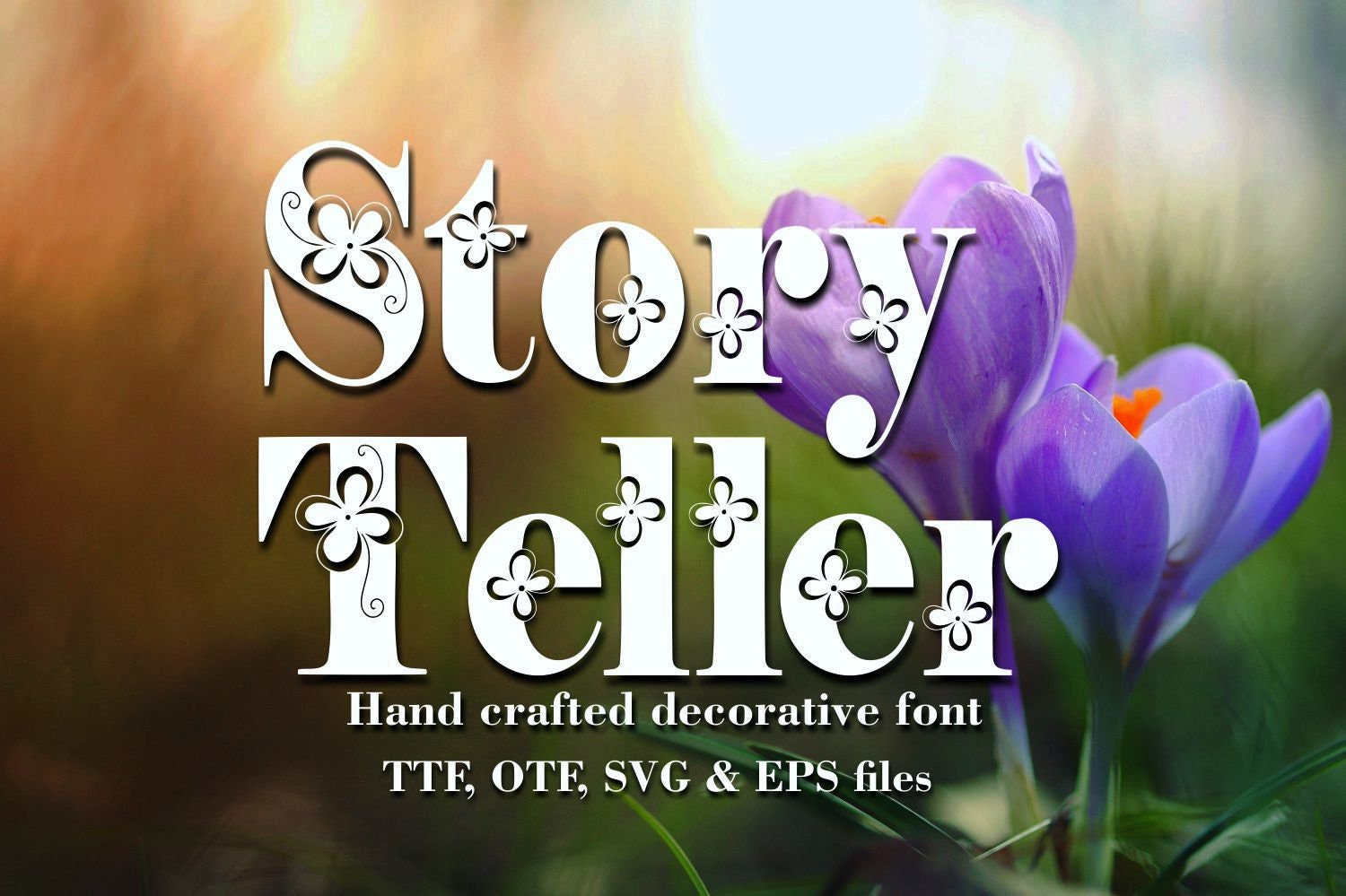 Storyteller Font, Svg, Eps, Otf, Ttf, Hand Drawn Typeface, Hand ...