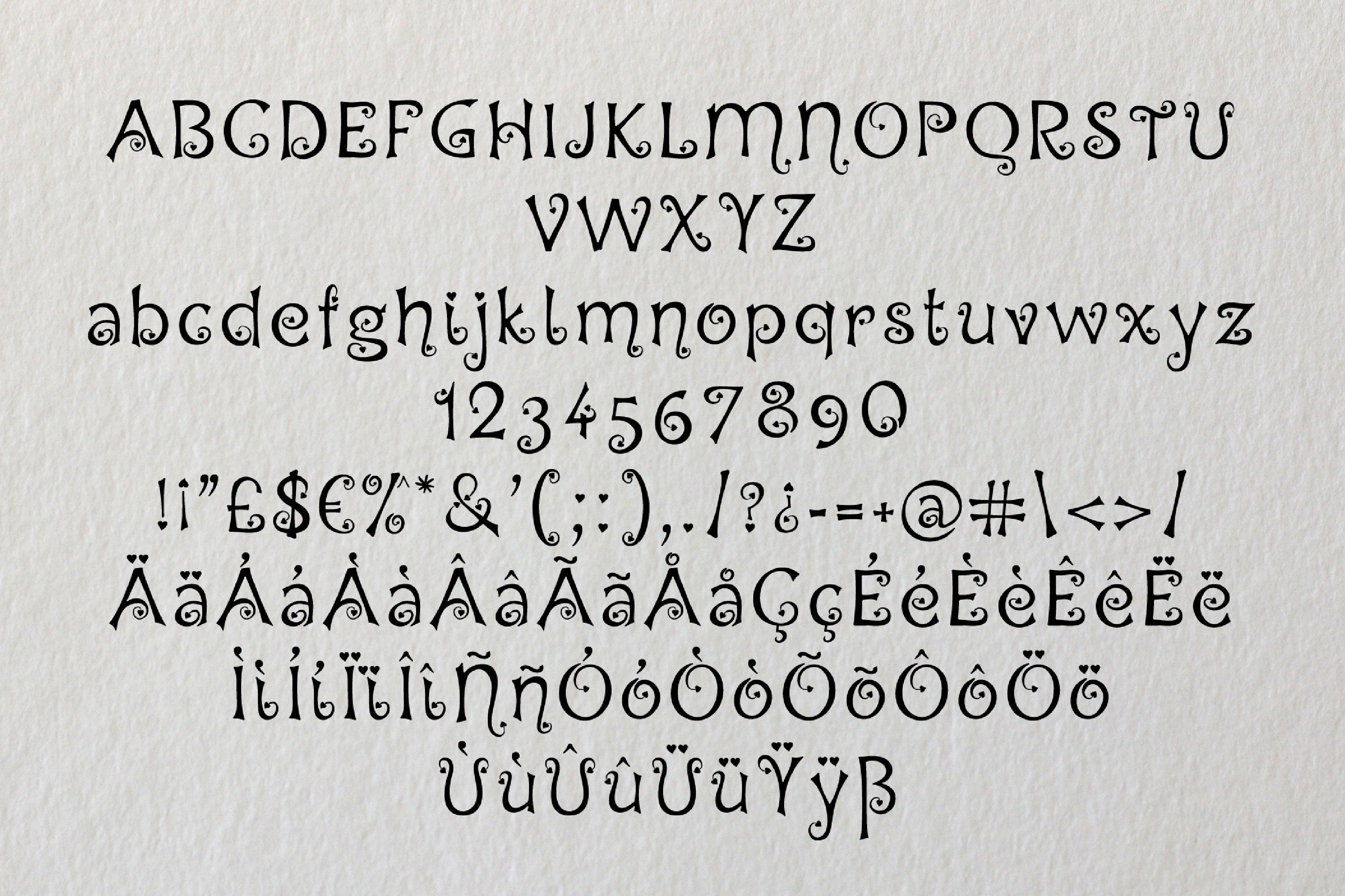 Kupido Stencil Font, Hand Crafted Typeface, Commercial Use, TTF, OTF ...